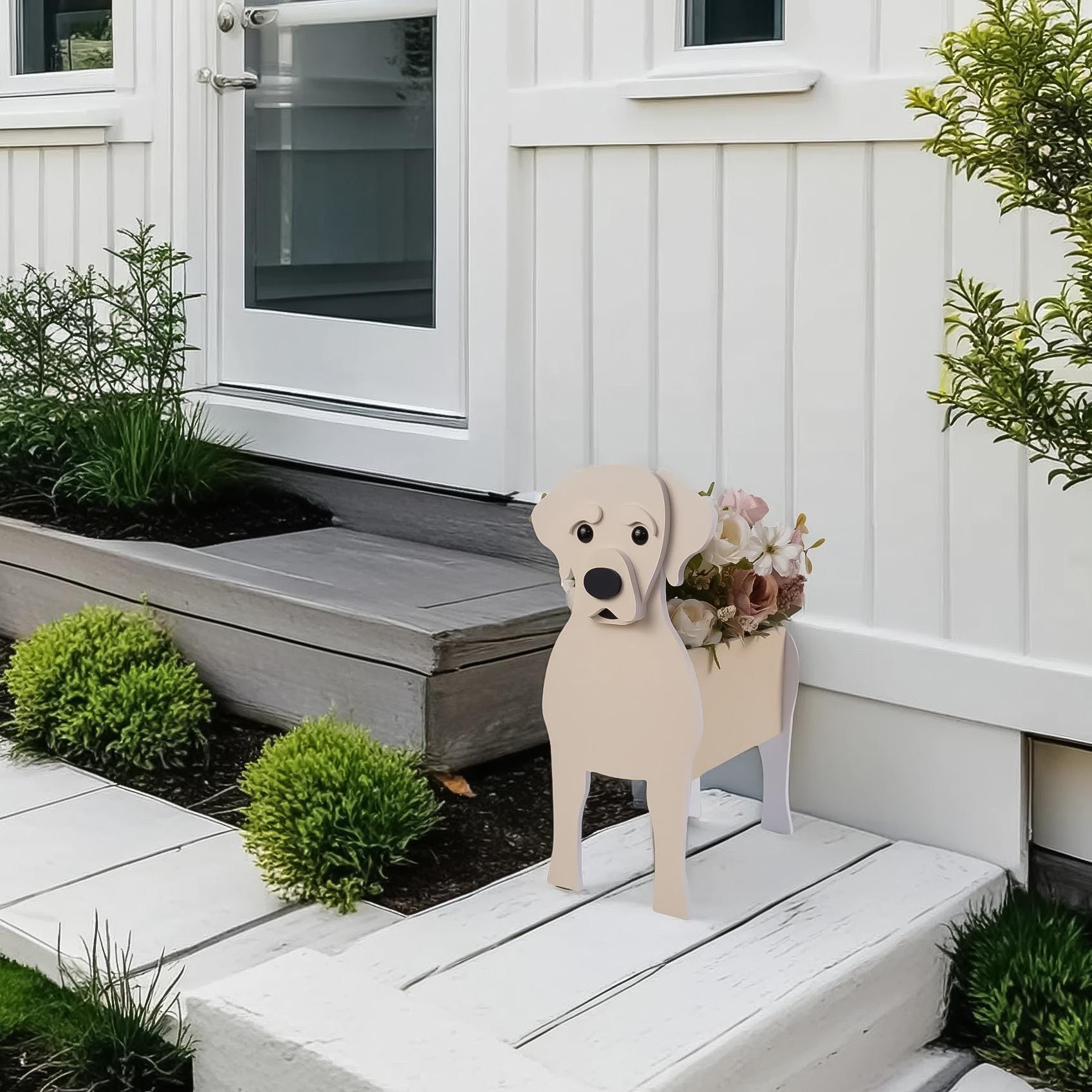 Dog-shaped Flower Pot，labrador Flower Pots，labrador Decorations, Unique ...