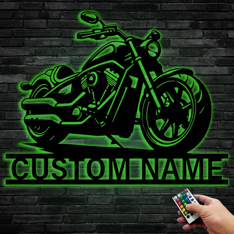 Motorcycle Sign - Etsy