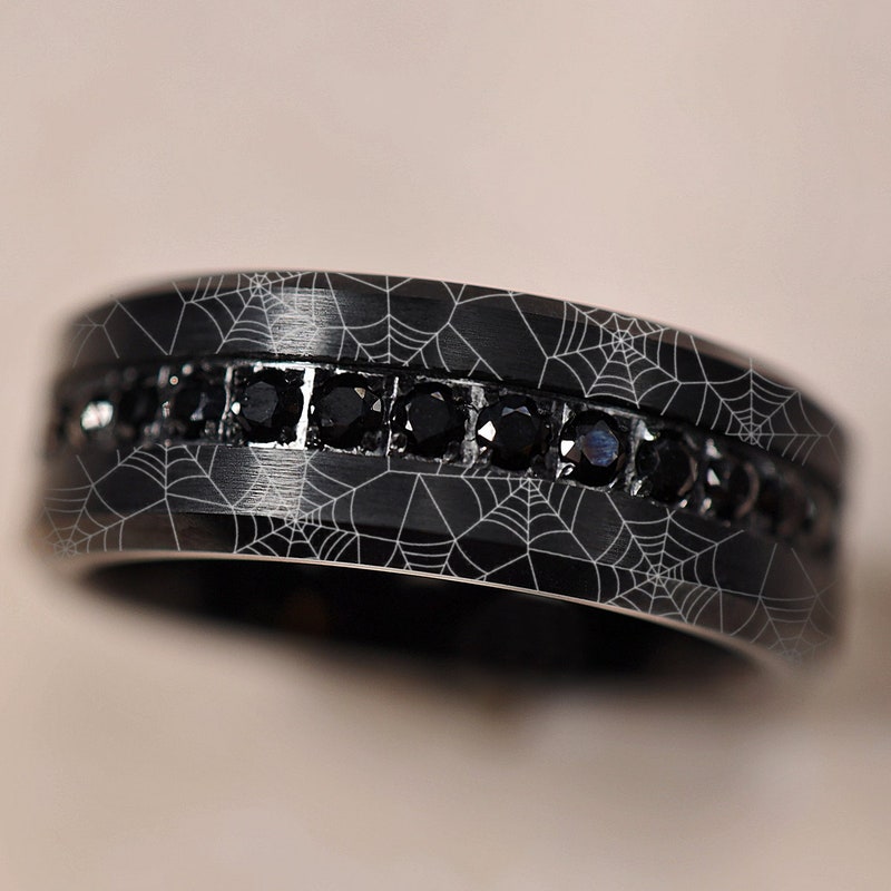 Spider Web Engagement Ring - Etsy