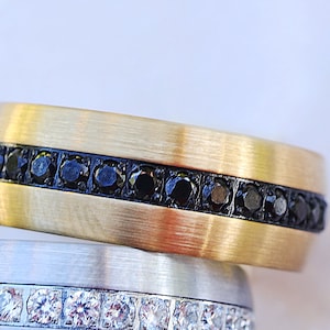 Gold Tungsten Circuit Board Wedding Band: Programmer Ring, Custom ...