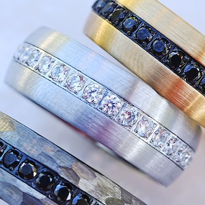 Gold Tungsten Circuit Board Wedding Band: Programmer Ring, Custom ...