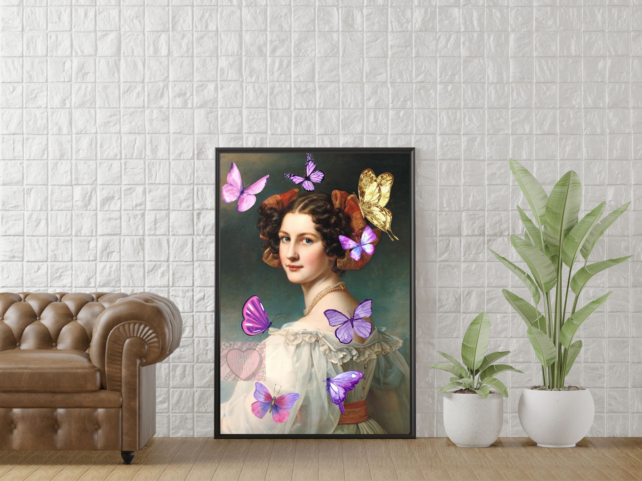 Maximalist Rococo Portrait Printable - Etsy