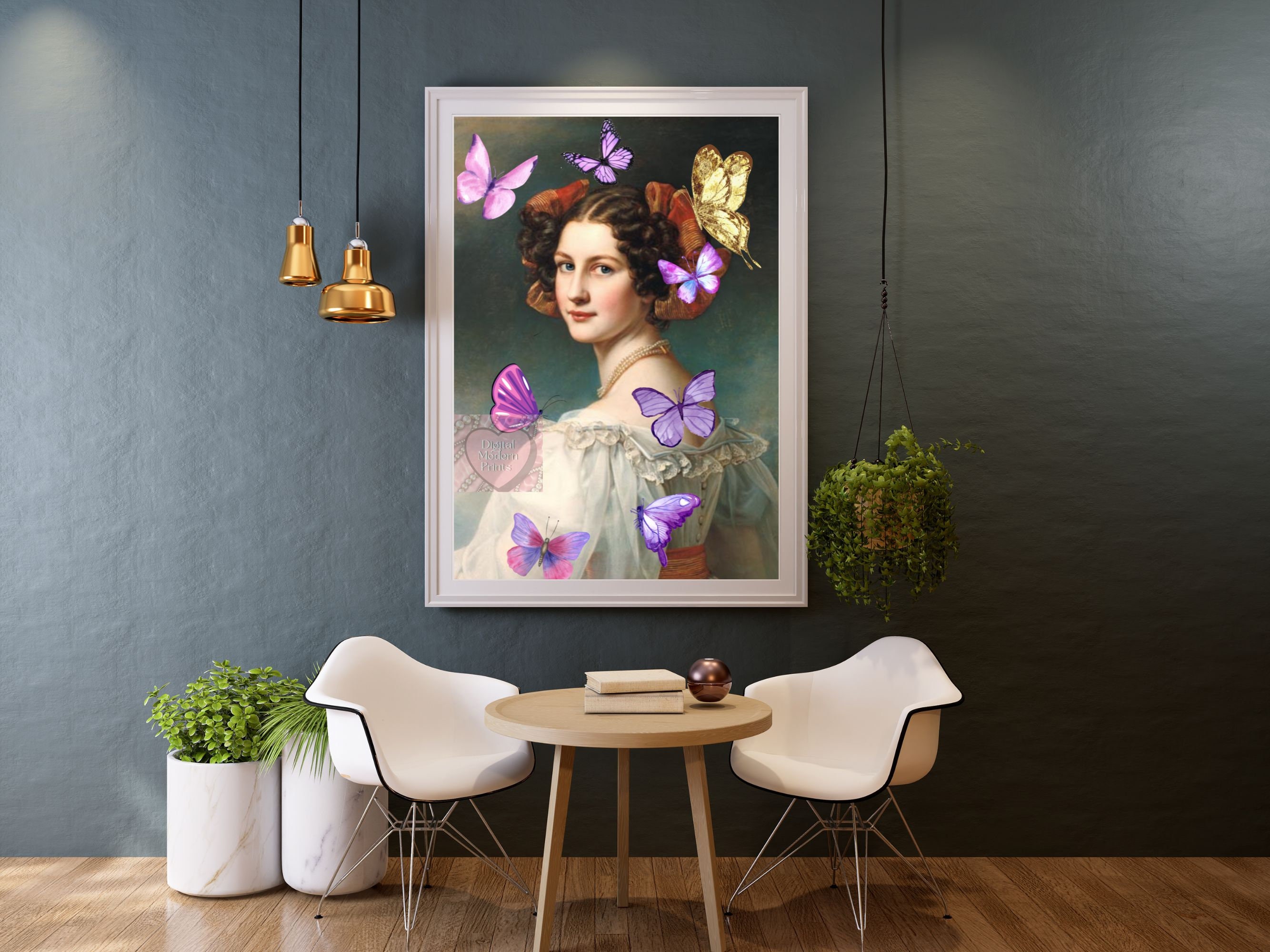 Maximalist Rococo Portrait Printable - Etsy
