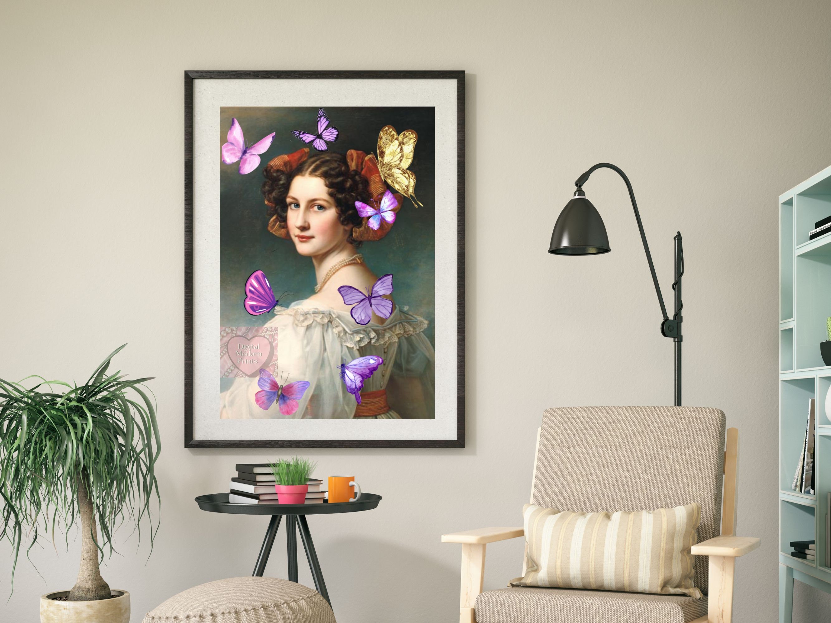 Maximalist Rococo Portrait Printable - Etsy