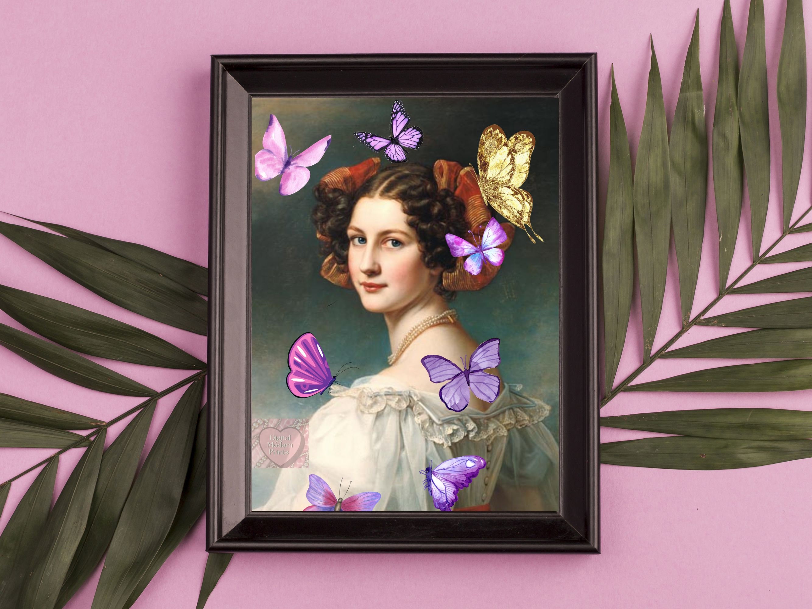 Maximalist Rococo Portrait Printable - Etsy