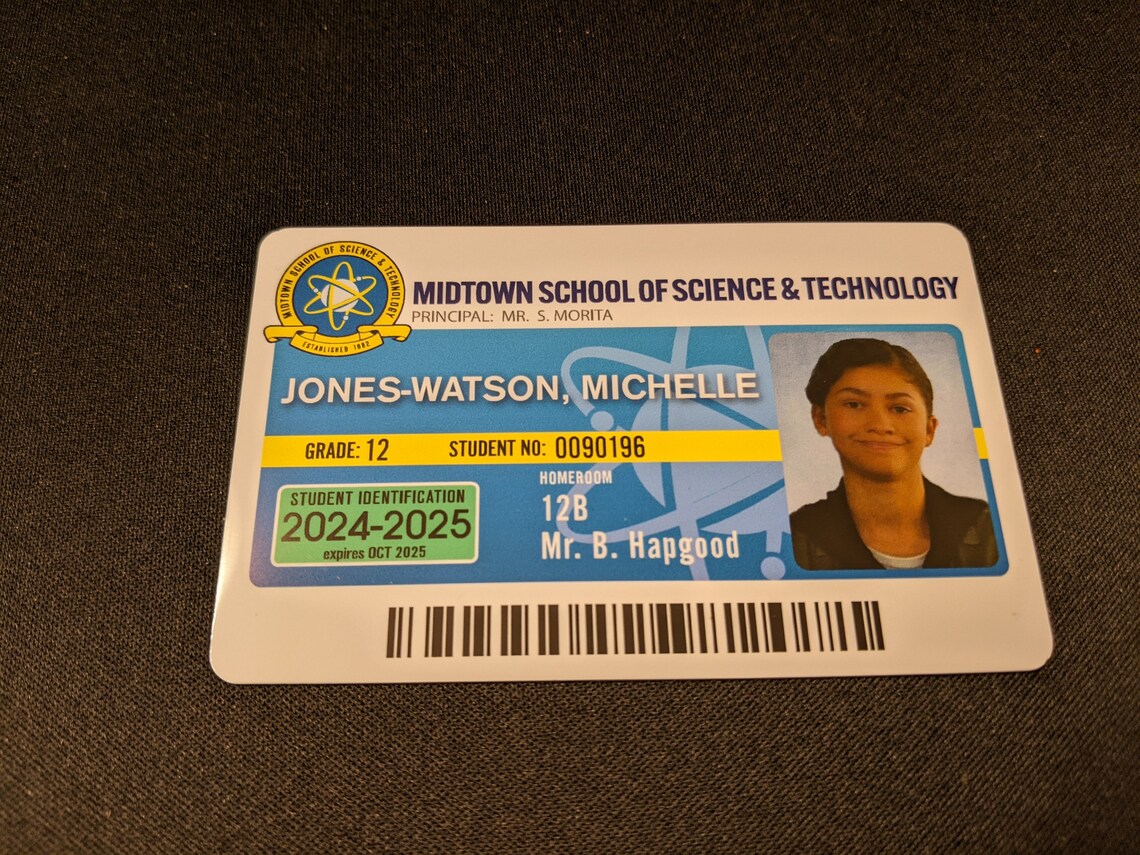 Midtown Tech School ID Card Fanmade MCU Prop - Etsy Canada