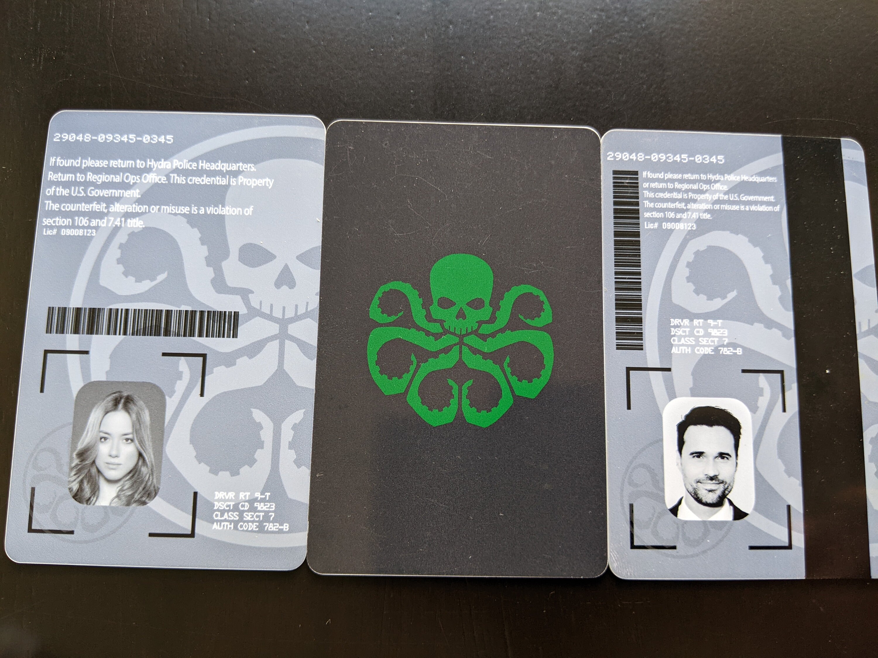 Agents of Hydra Prop ID Cards Screen Accurate - Etsy