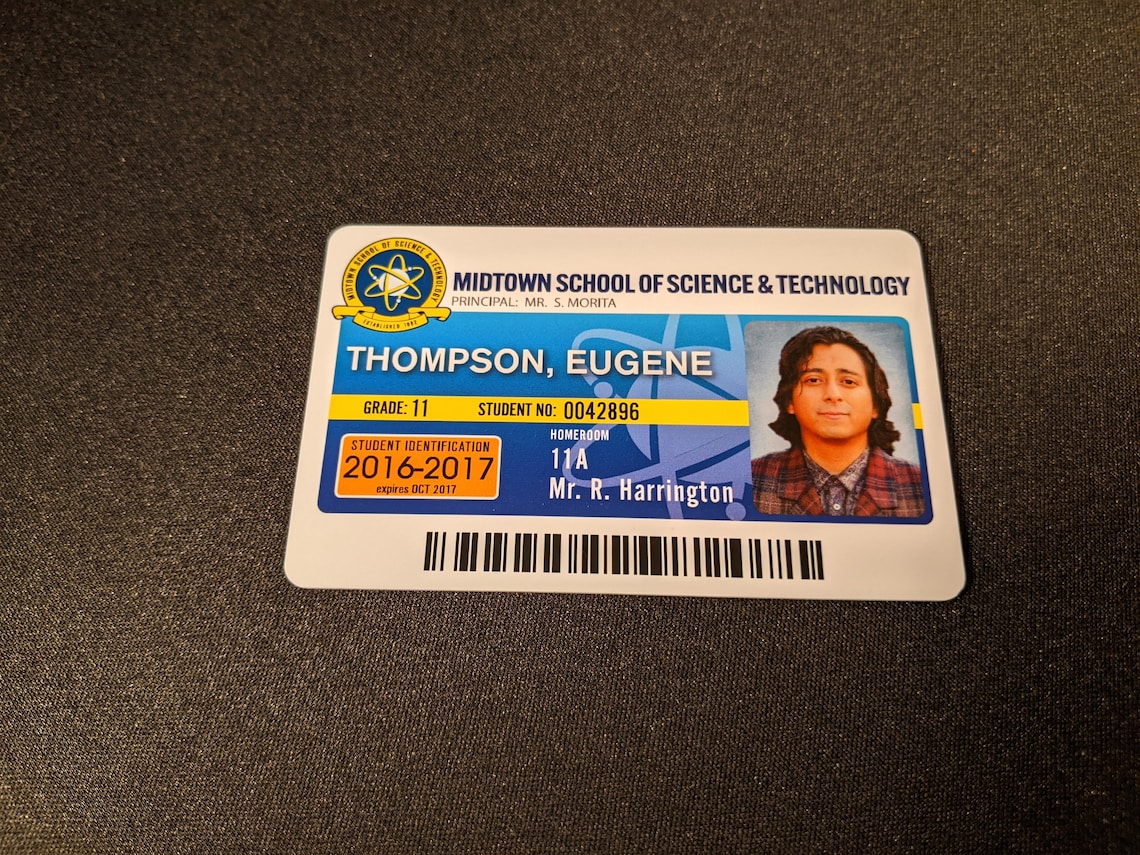 Midtown Tech School ID Card - Fanmade MCU Prop - Etsy Canada
