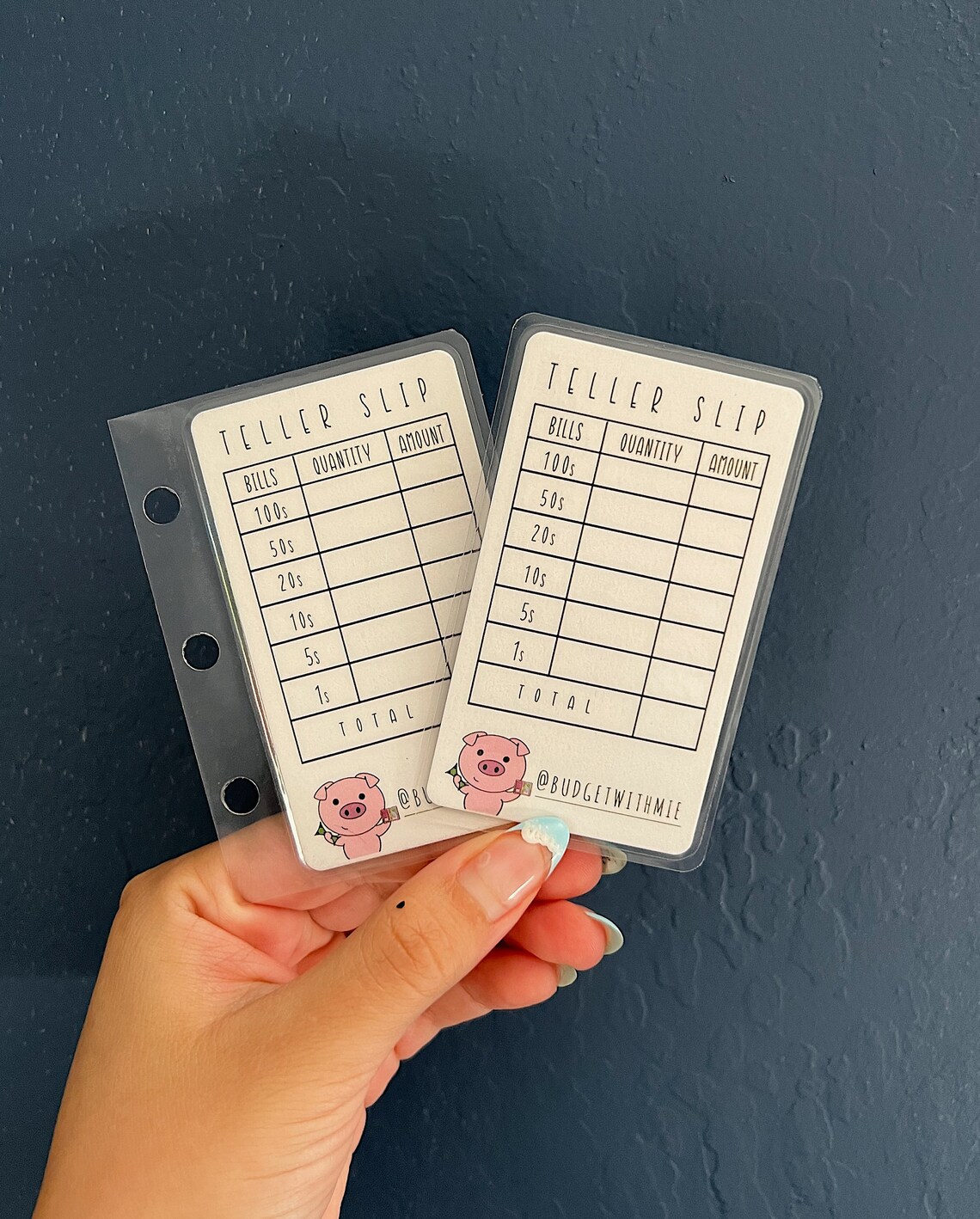 Mini Teller Slip - Etsy
