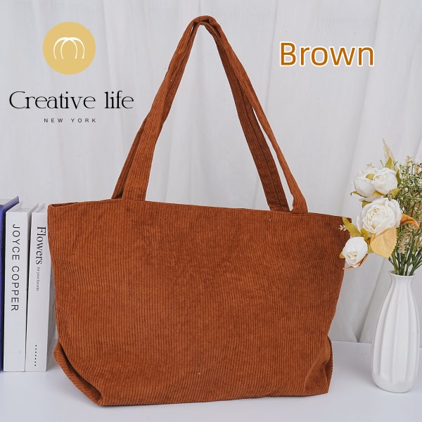 Corduroy Tote Bag Etsy