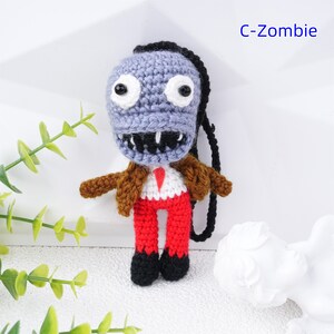 NEW Handmade Crochet Plants Vs. Zombies, Cute Car Pendant/keychain ...