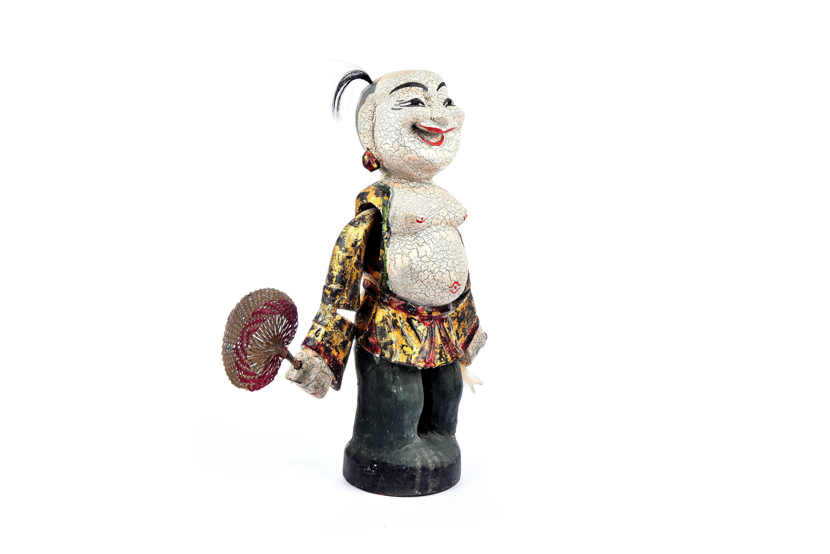 Handmade Earth God Water Puppet Home Wood Decoration Vietnam Folktale ...