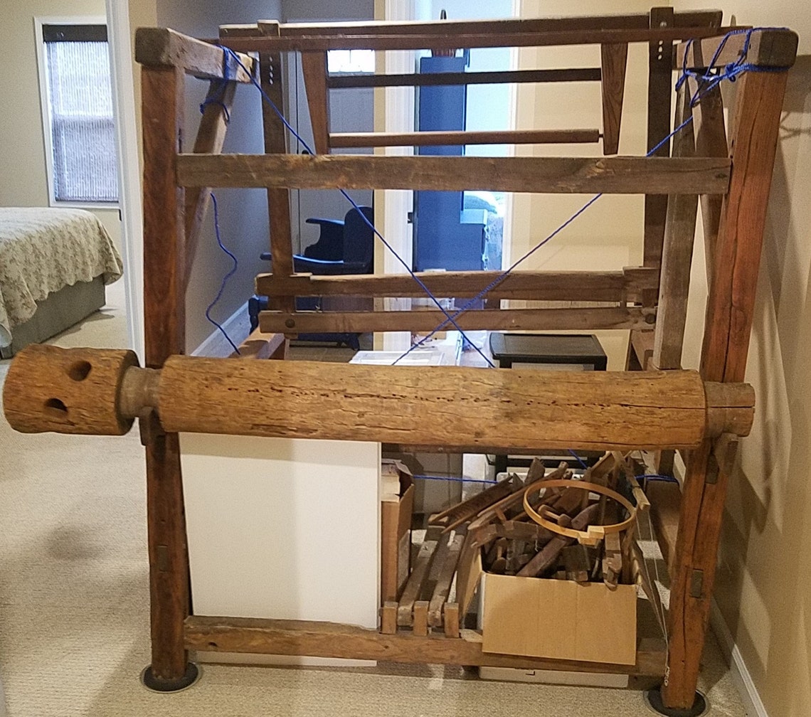 Large Antique Weaving Loom for Rugs, Blankets and More - Etsy
