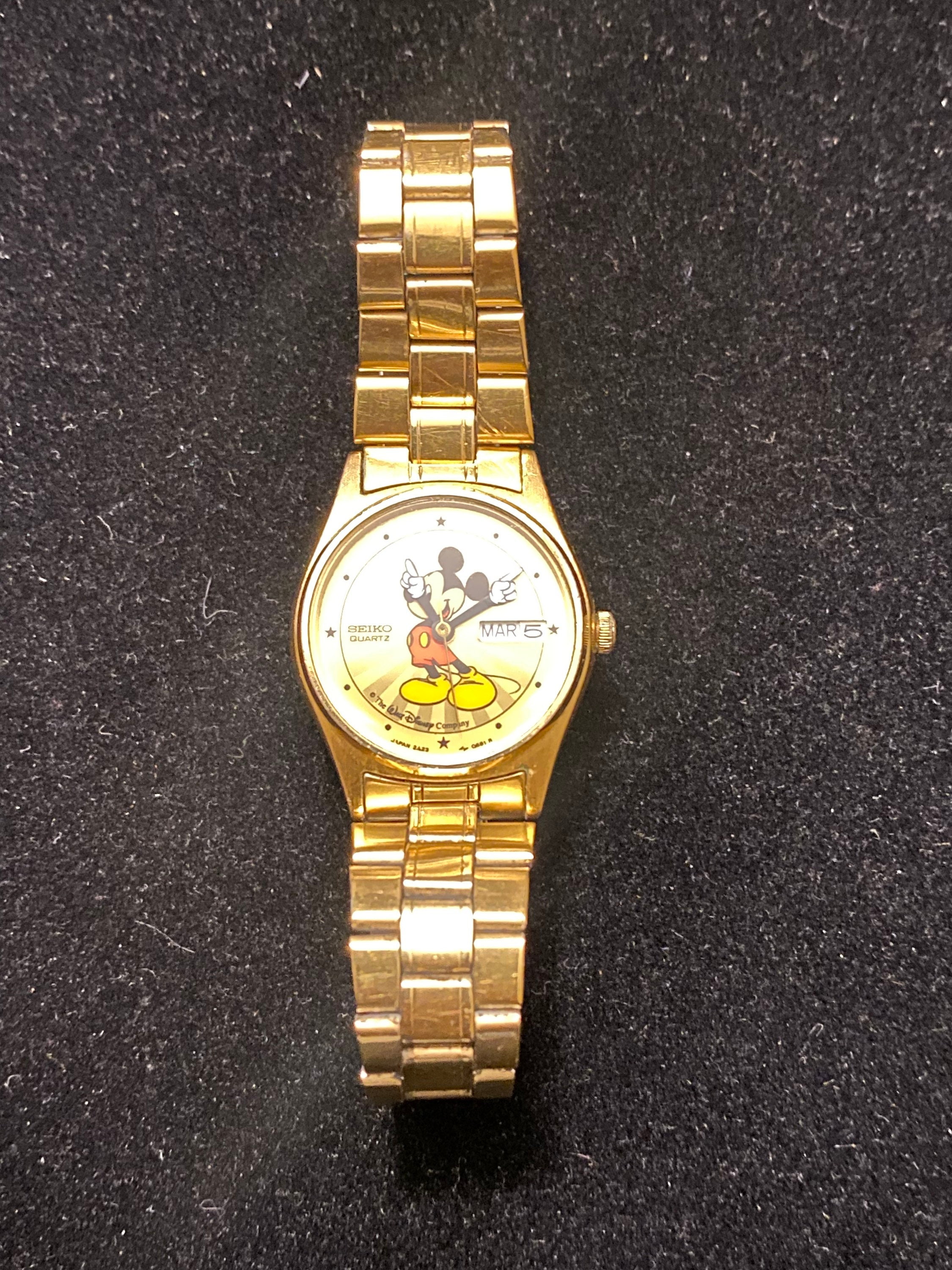 Vintage Womans Seiko Mickey Mouse Watch - Etsy