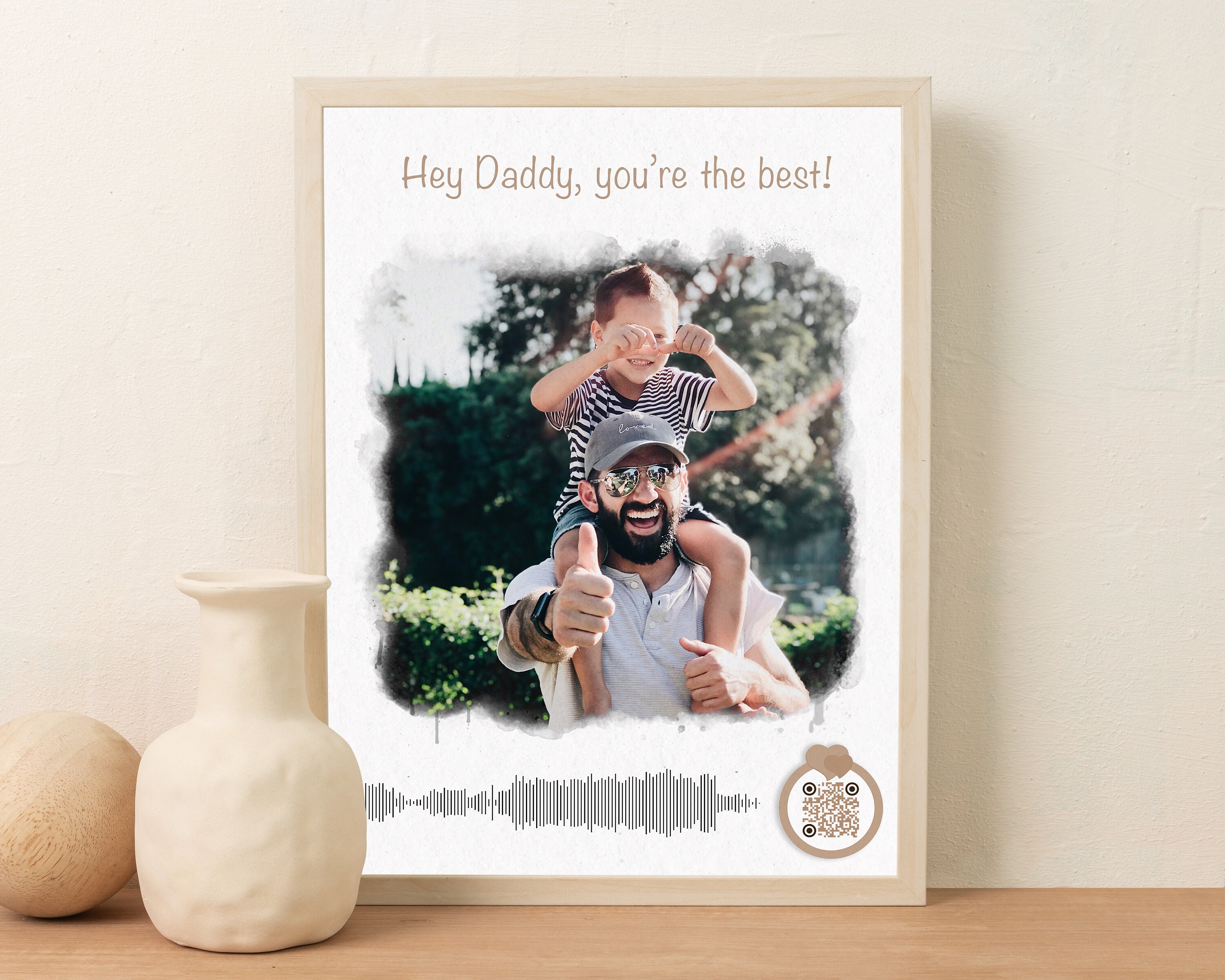 Soundwave Art QR Code Scan to Play Your Voice Recording/song Digital ...