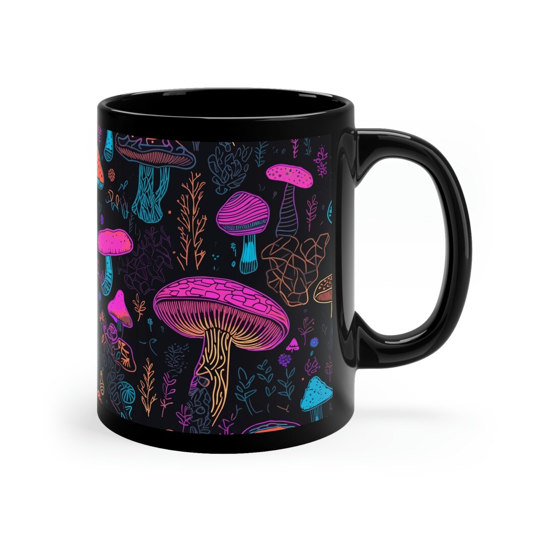Mushroom Coffee Mug, Mushroom Cup, Coffee Cup, Ceramic Mug, Mushroom ...