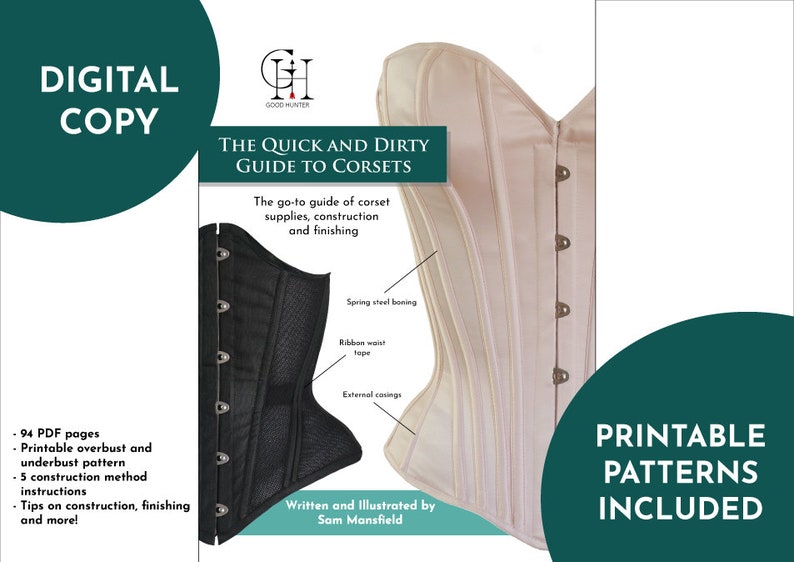 The Quick and Dirty Guide to Corsets - Sew Your Own Corsets - E-BOOK - Etsy