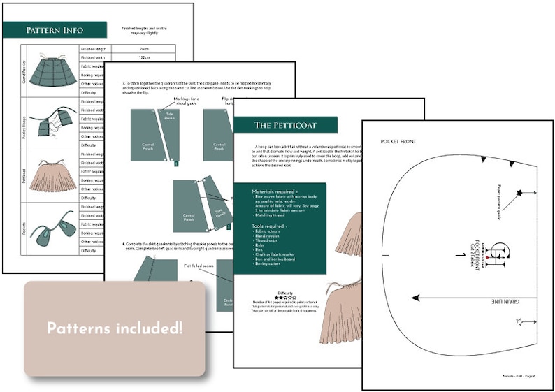 GH Pattern - 8741 - Pannier Pack - Etsy