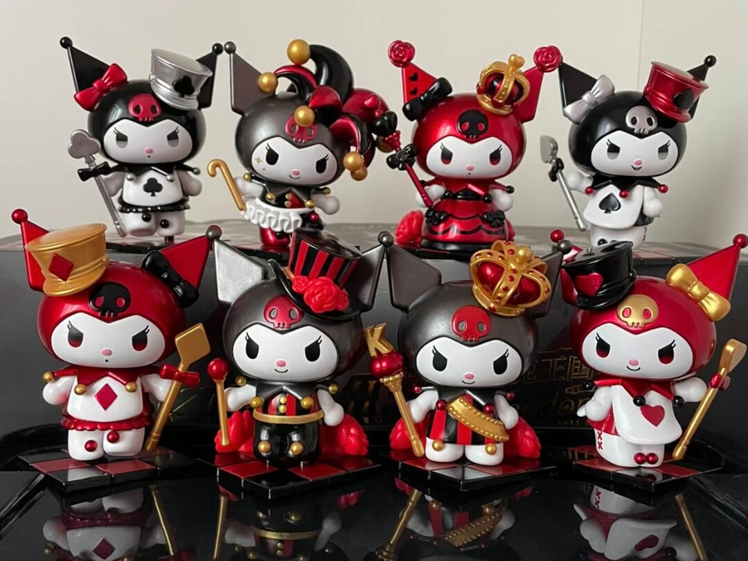 Sanrio Kuromi Collectable Toy Figure Poker Kingdom Gift Goth Christmas ...