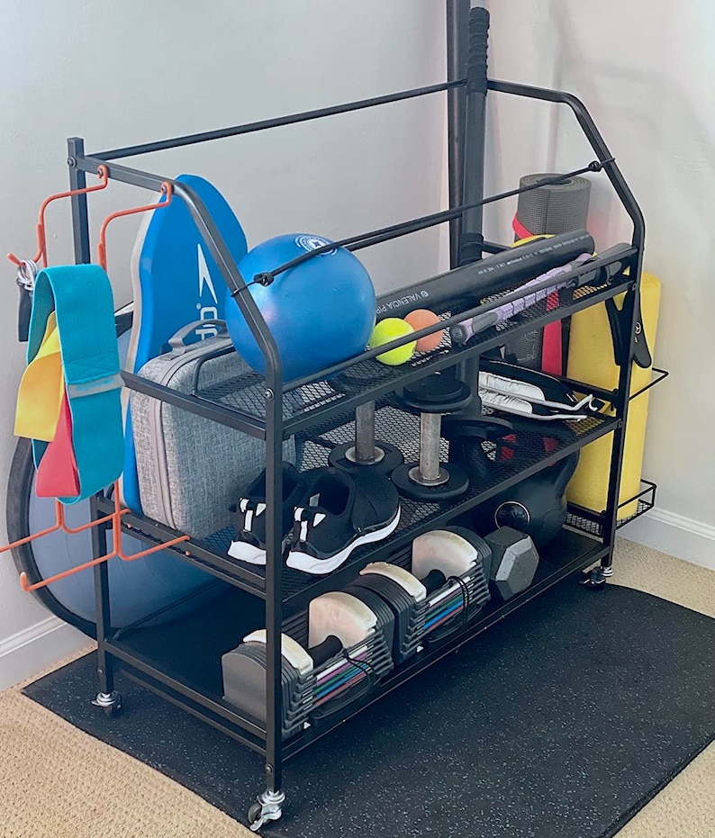 Home Gym Storage Rack, Weight Rack for Dumbbells, Dumbbell Rack With ...