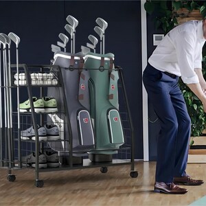 Golf Bag Organizer, Golf Bag Rack, Golf Bag Holder - Etsy