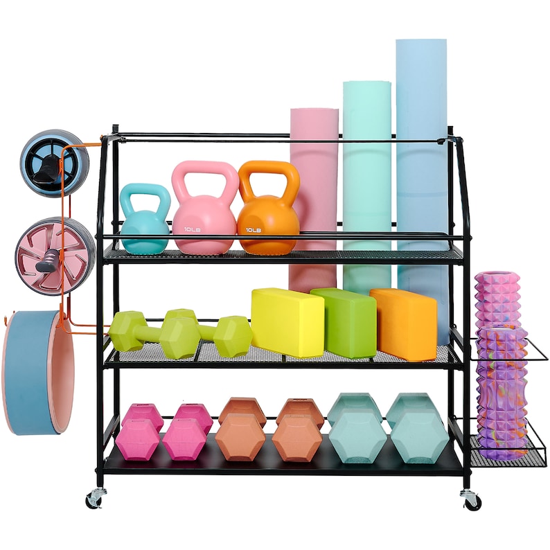 Yoga Mat Storage Rack Weight Rack for Home Gym Home Gym - Etsy