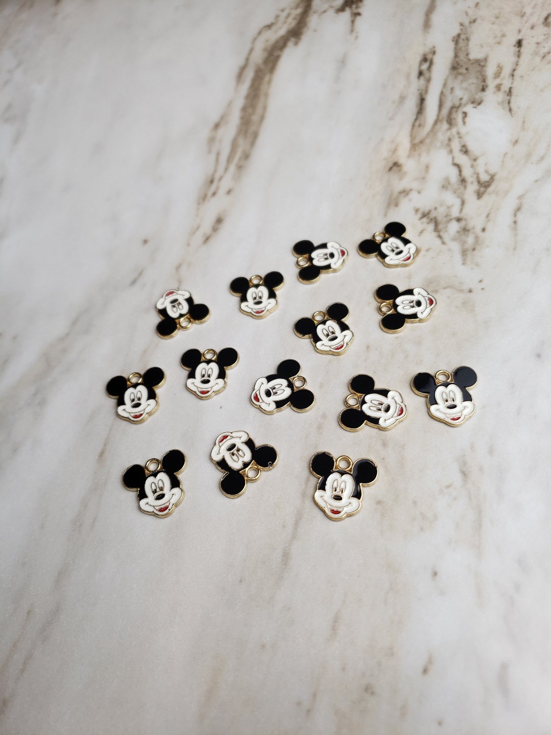 Cute Mr. Mouse Charms 5 Cute Mr. Mouse Charm Cartoon Charms DIY Jewelry ...