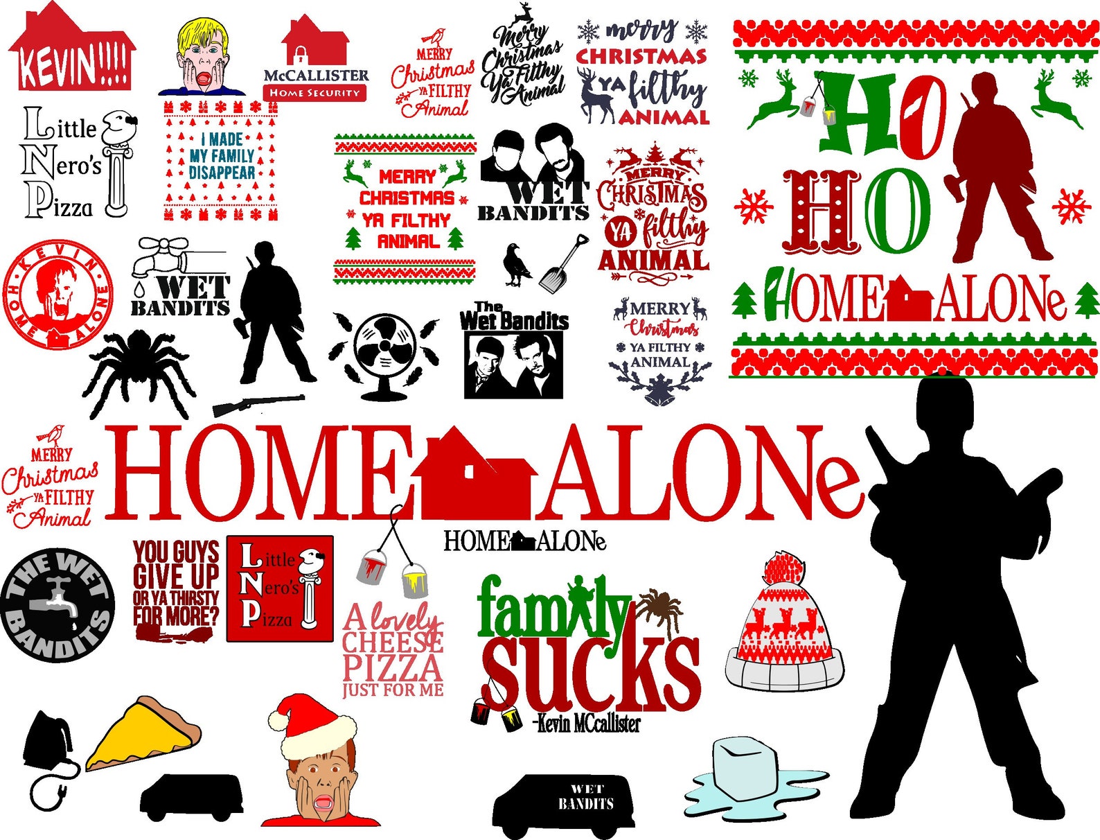 Home Alone Svg Bundle, Kevin Svg Bundle, Wet Bandits Svg Bundle ...