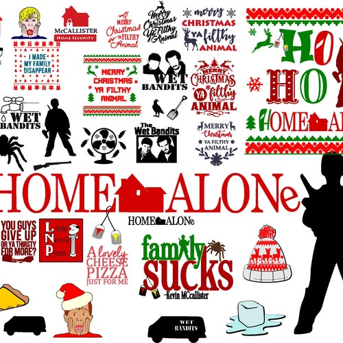 Home Alone Svg Bundle Kevin Svg Bundle Wet Bandits Svg - Etsy