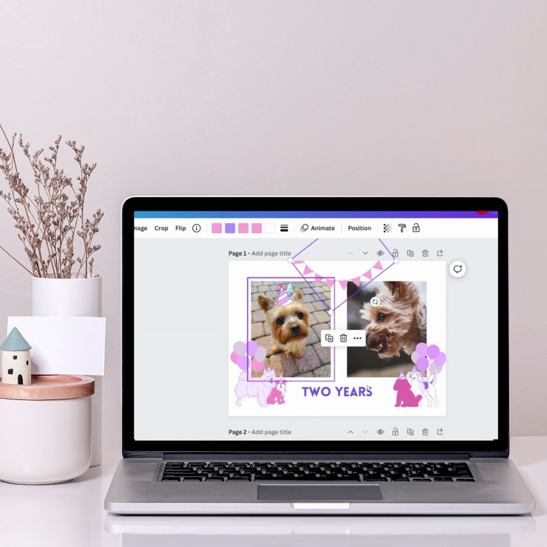 Customize Dog Themed Birthday Party Bundle Puppy Party Instant Download ...