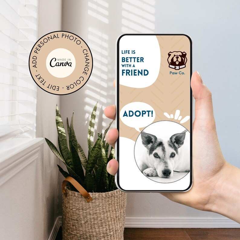 Pet Adoption Printable Bundle, Adopt A Dog, Dog Day Digital & Printable ...