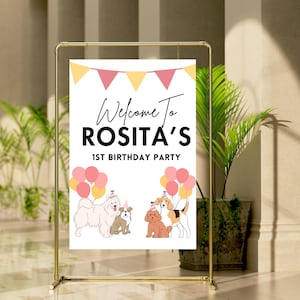 Dog Themed Birthday Party Invitation Bundle Puppy Party Instant ...