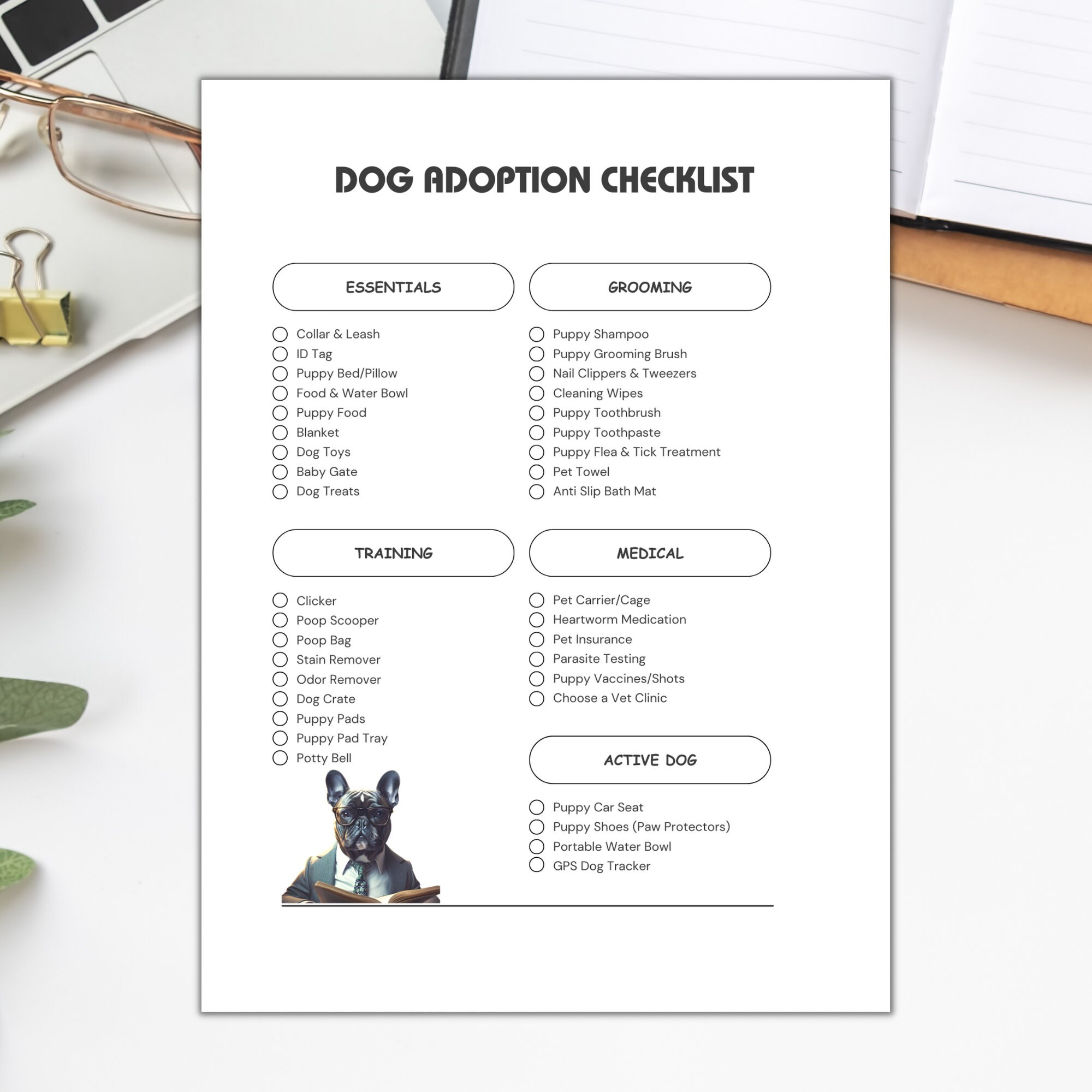 Pet Checklistpuppy Listpuppy Plannerpuppy Trackerdog - Etsy