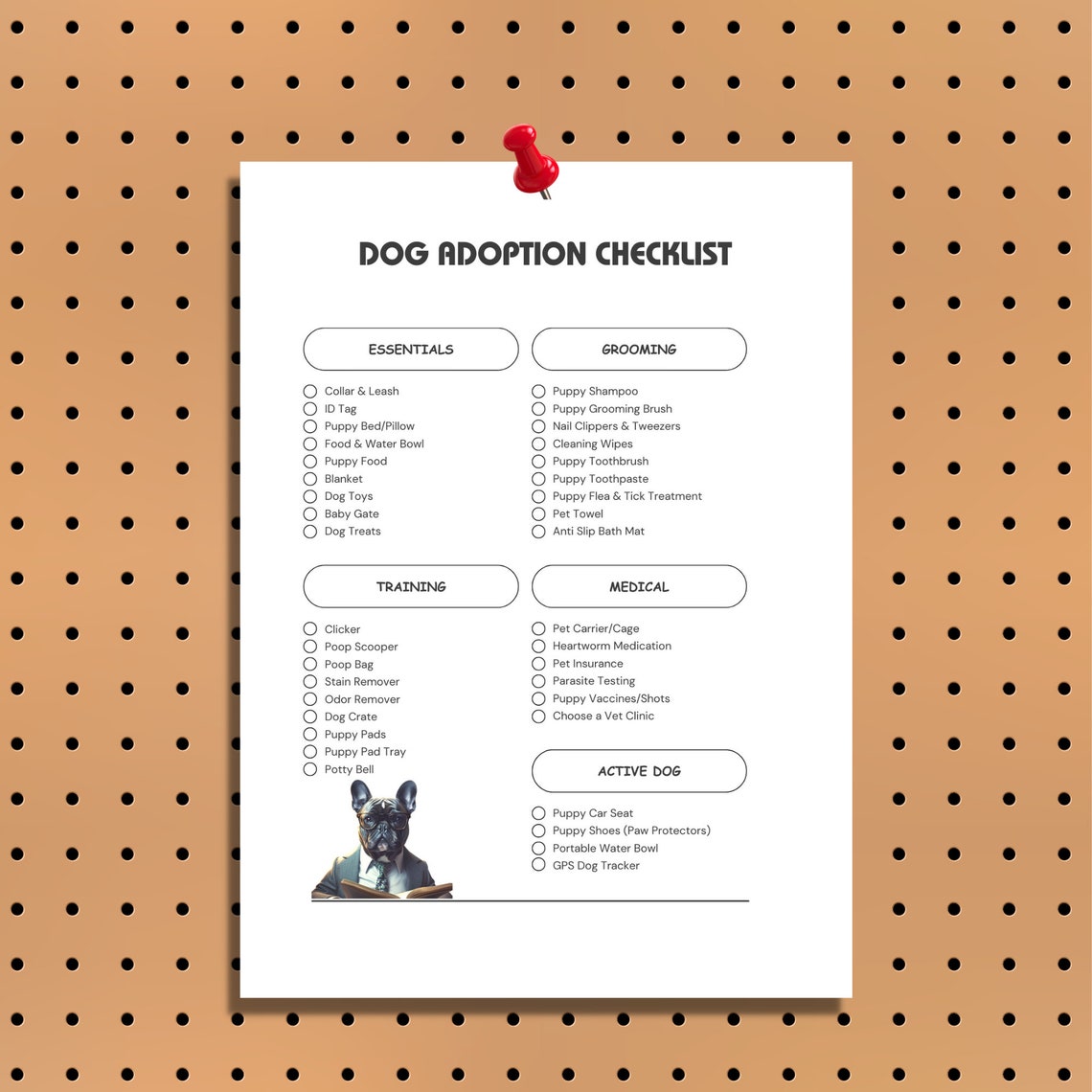 Pet Checklistpuppy Listpuppy Plannerpuppy Trackerdog - Etsy
