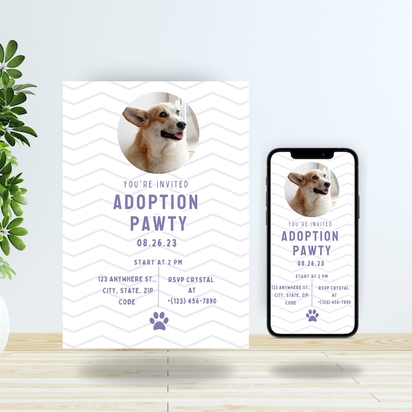 Puppy Adoption Party - Etsy