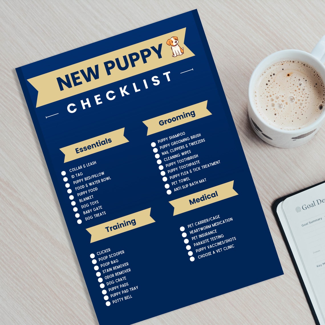 Pet Checklistpuppy Listpuppy Plannerpuppy Trackerdog - Etsy