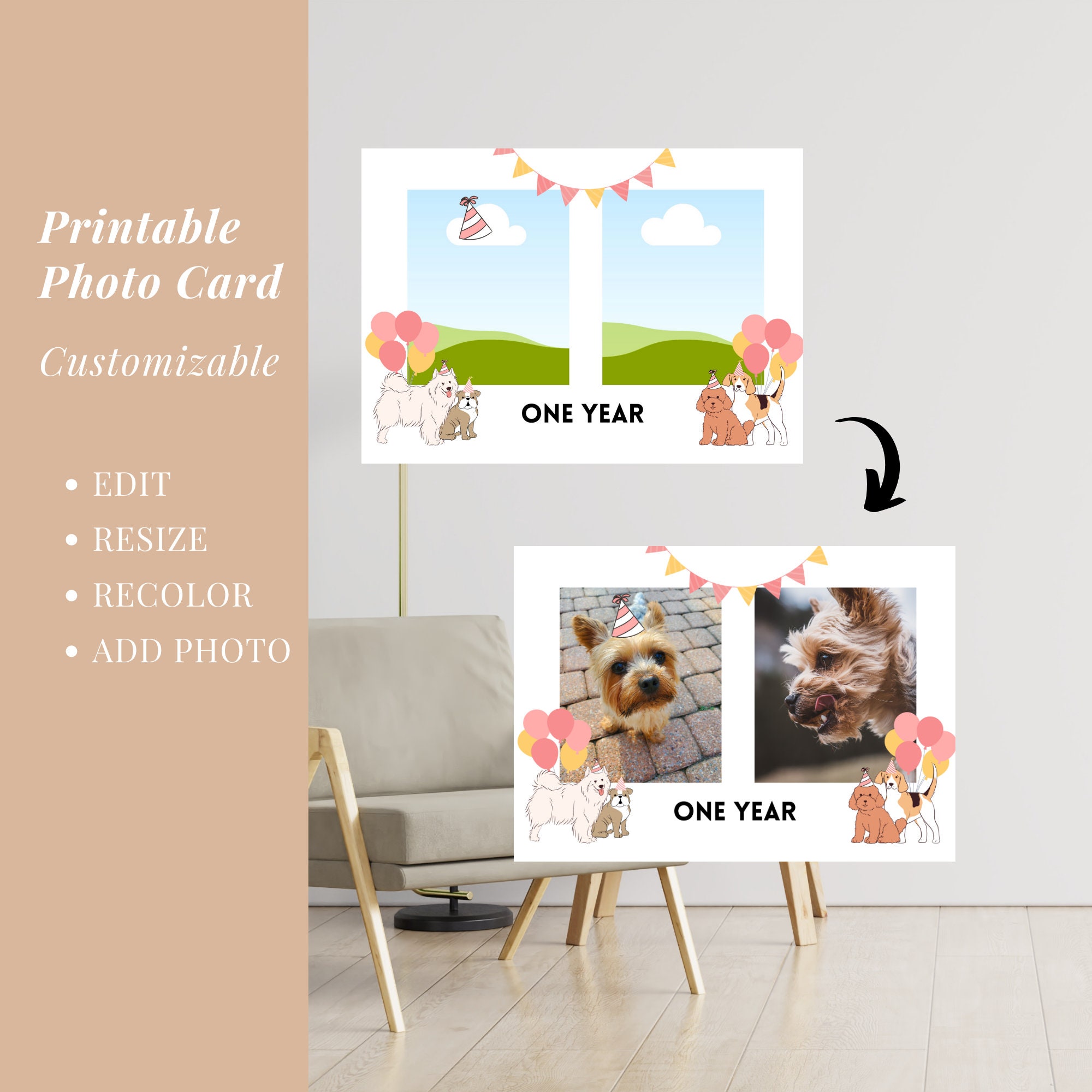 Customize Dog Themed Birthday Party Bundle Puppy Party Instant Download ...