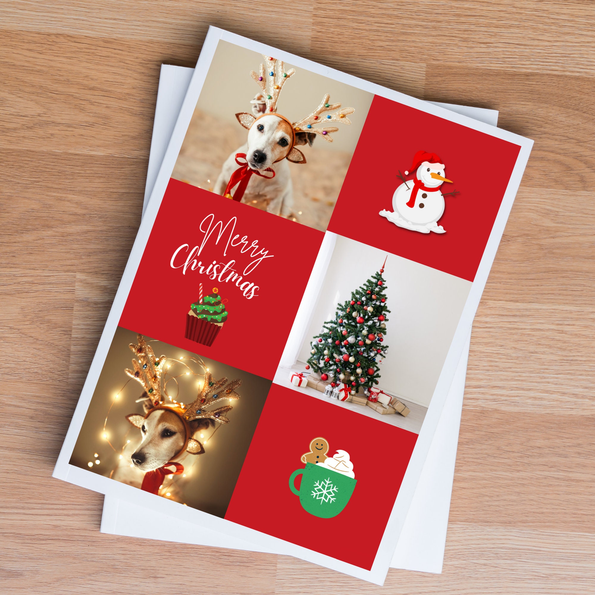 Personalize Christmas Card, Christmas Card Template, Christmas ...