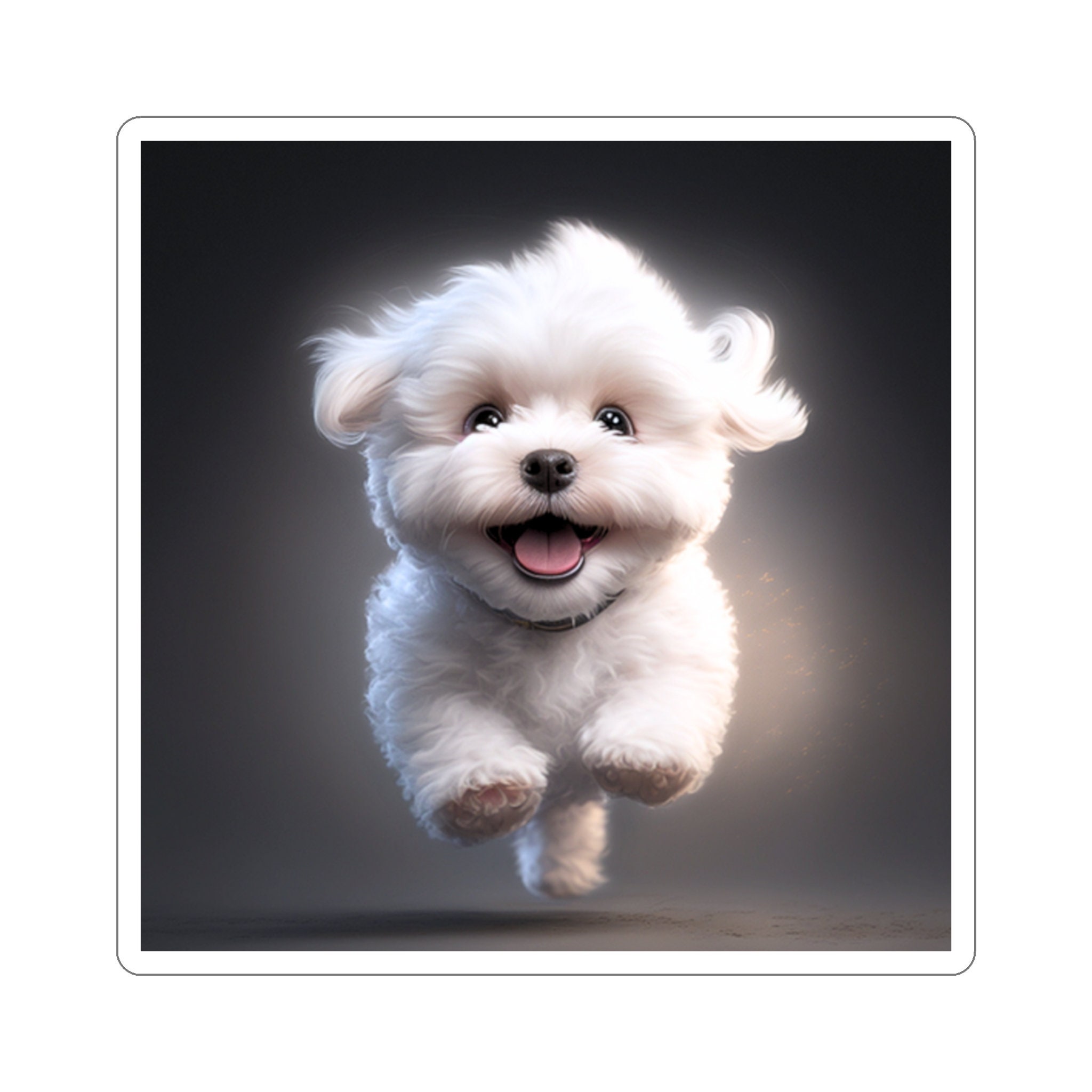 Maltese Love Sticker Dog Sticker Water Bottle Sticker - Etsy