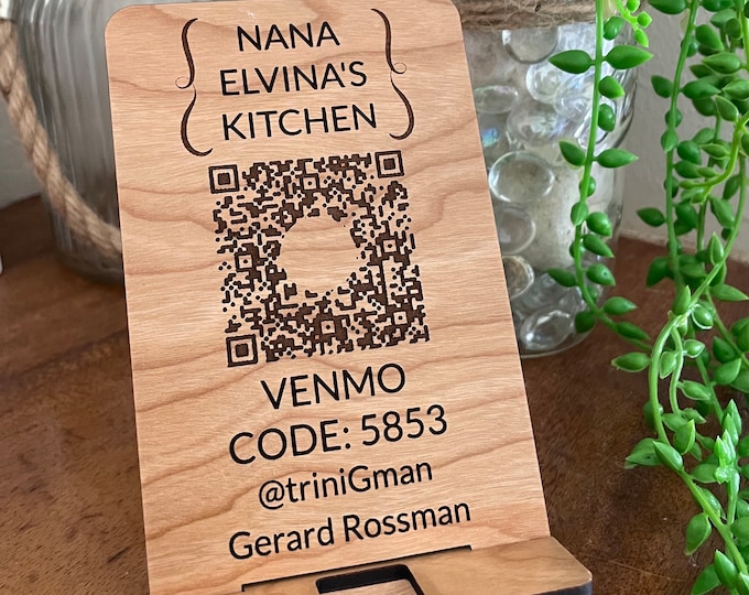 4 Inch Tall QR Wifi Code With Acrylic Stand - Etsy Canada