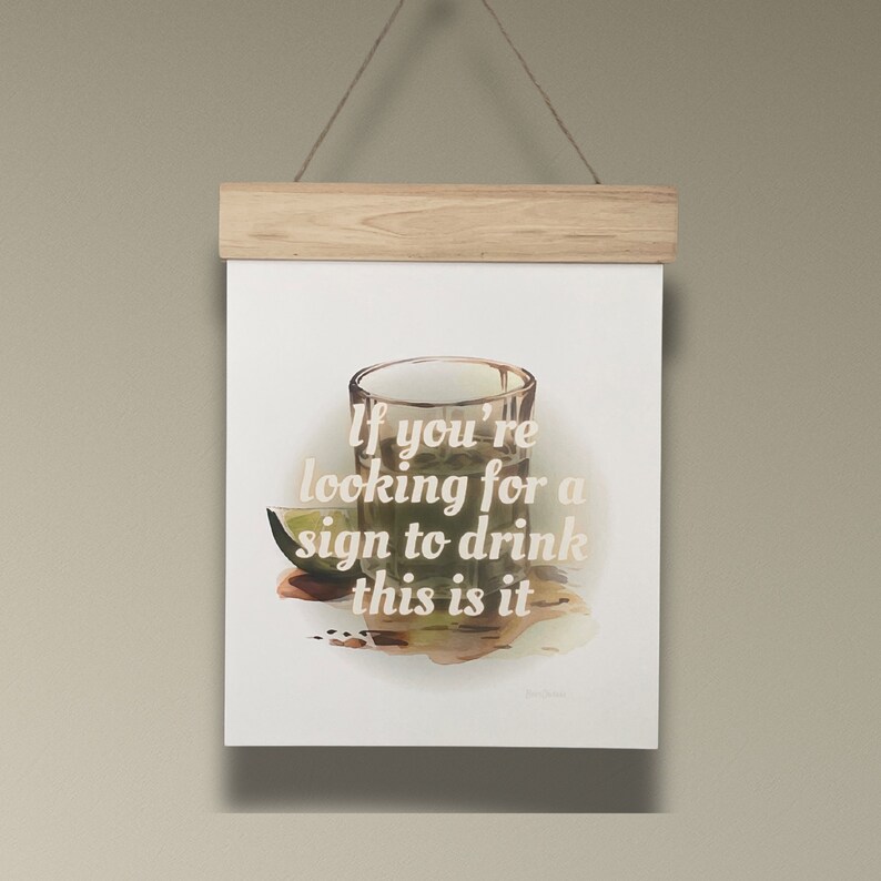 Funny Bar Sign Hanging Cocktail Bar Wall Art - Etsy