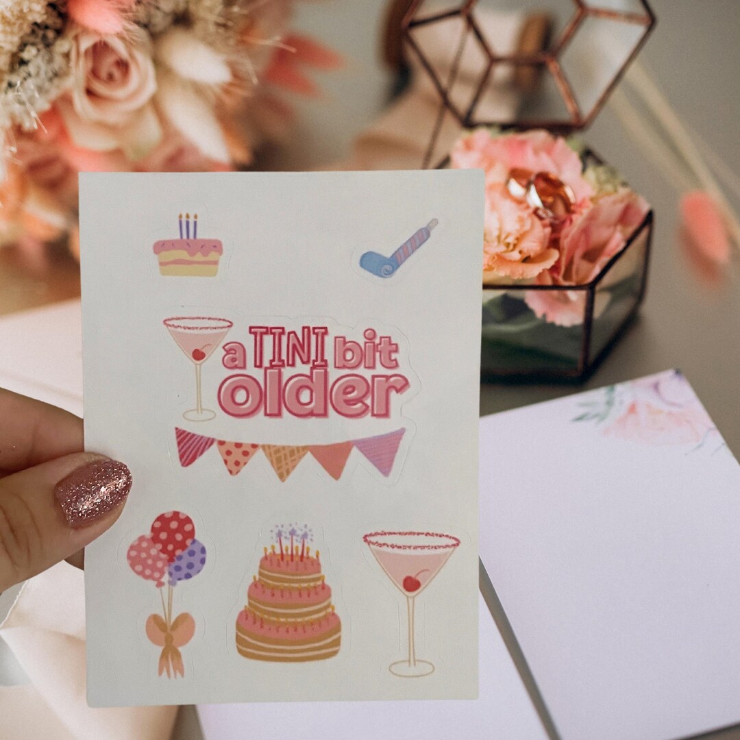 Funny Birthday Stickers, Cute Stickers for Birthday Cards, Scrapbooks ...