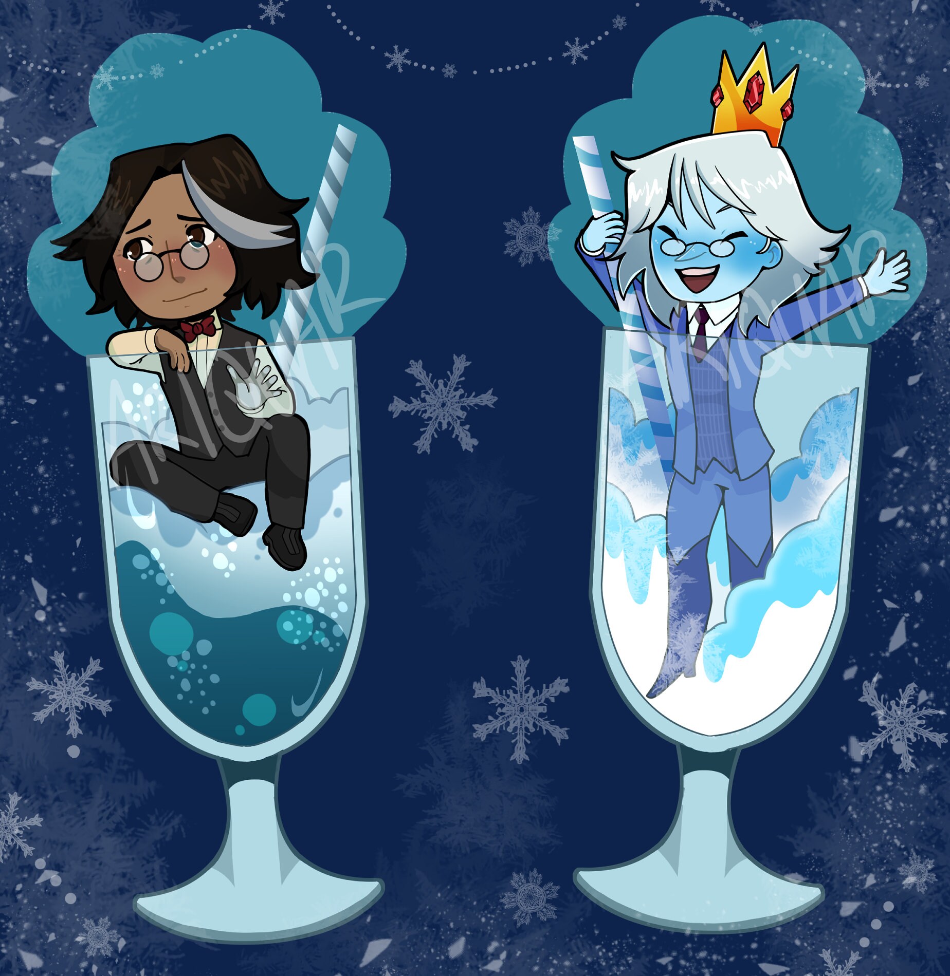 Adventure Time Simon and Betty Vinyl Stickers - Etsy