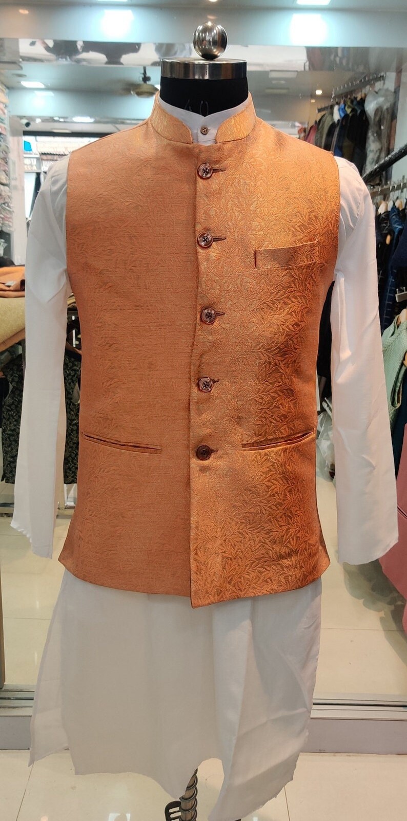 Printed Nehru Jacket for Men Modi Jacket for Men Nehru - Etsy