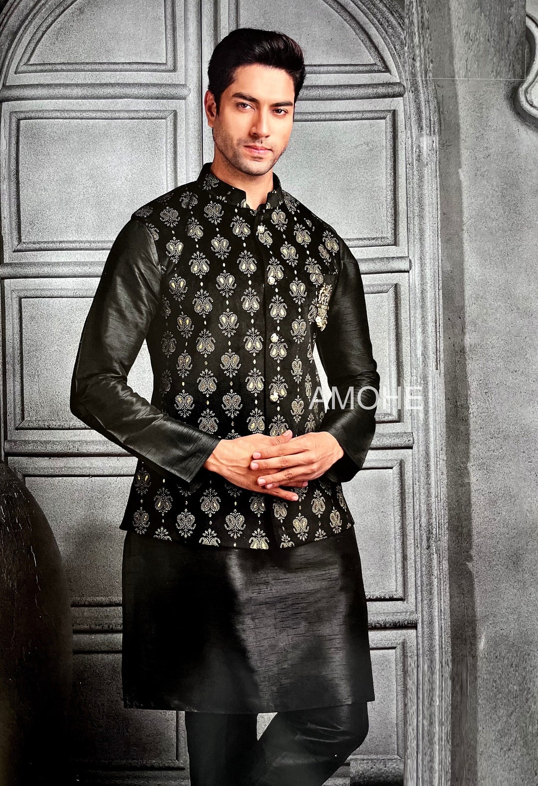Velvet Nehru Jacket for Man Bandi for Men Nehru Jacket for - Etsy