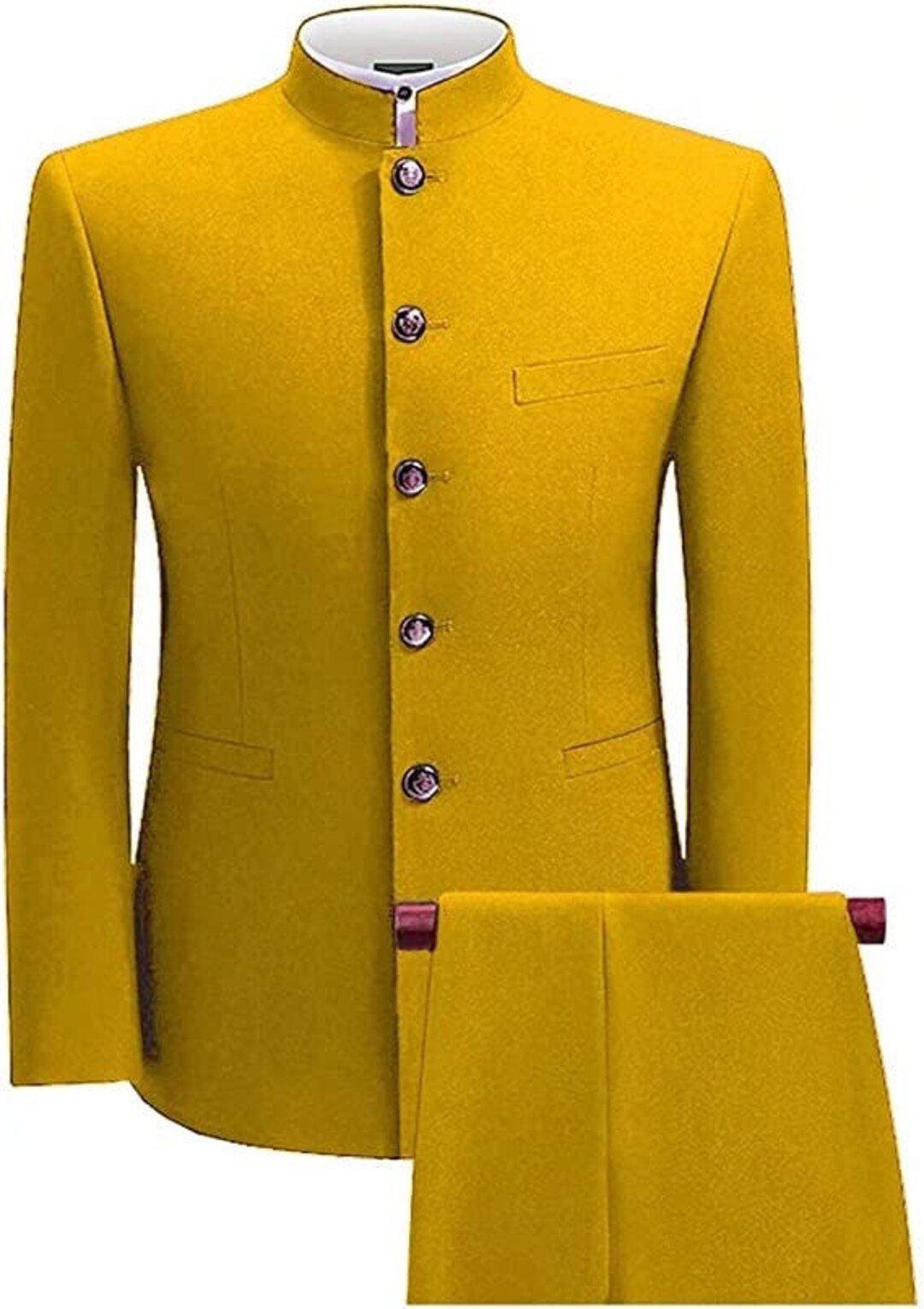 Indian Ethnic Stylish Jodhpuri Suit for Men Mandarin Suit for - Etsy