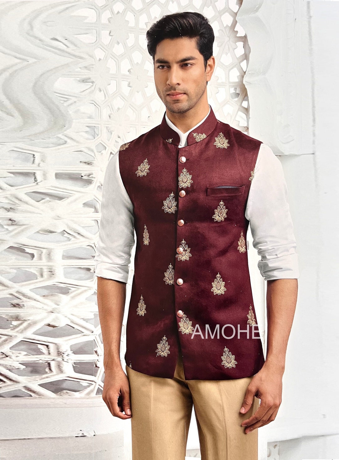 Nehru Jacket for Man Bandi for Men Nehru Jacket for Diwali - Etsy