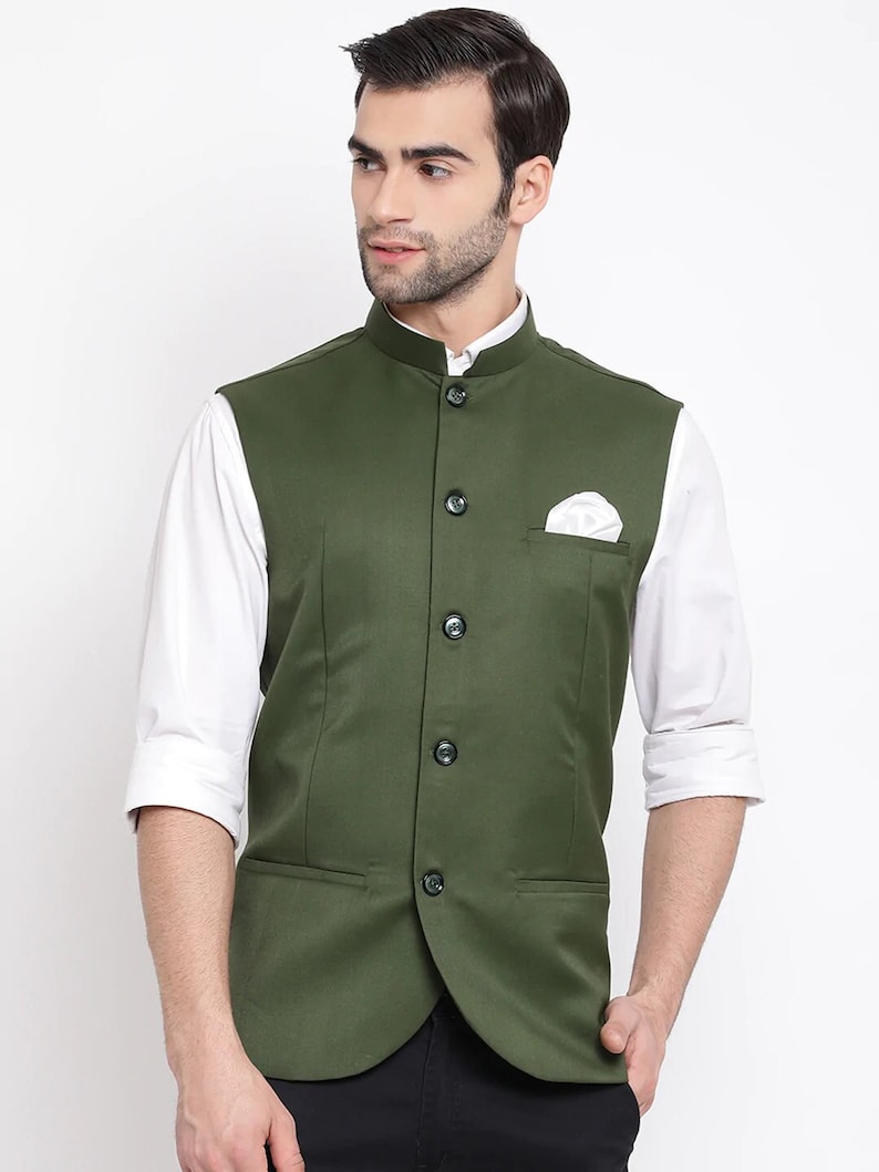 Nehru Jacket Solid for Men Modi Jacket for Men Plain Nehru - Etsy