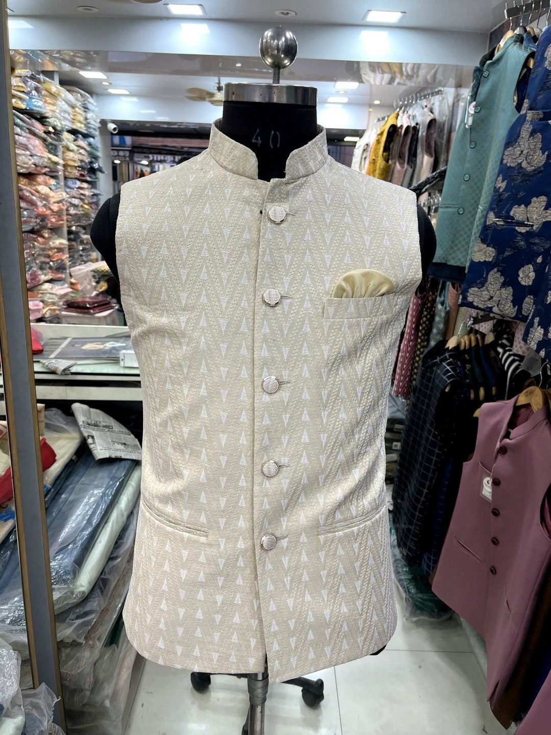 Nehru Jacket for Man Bandi for Men Nehru Jacket for Diwali - Etsy