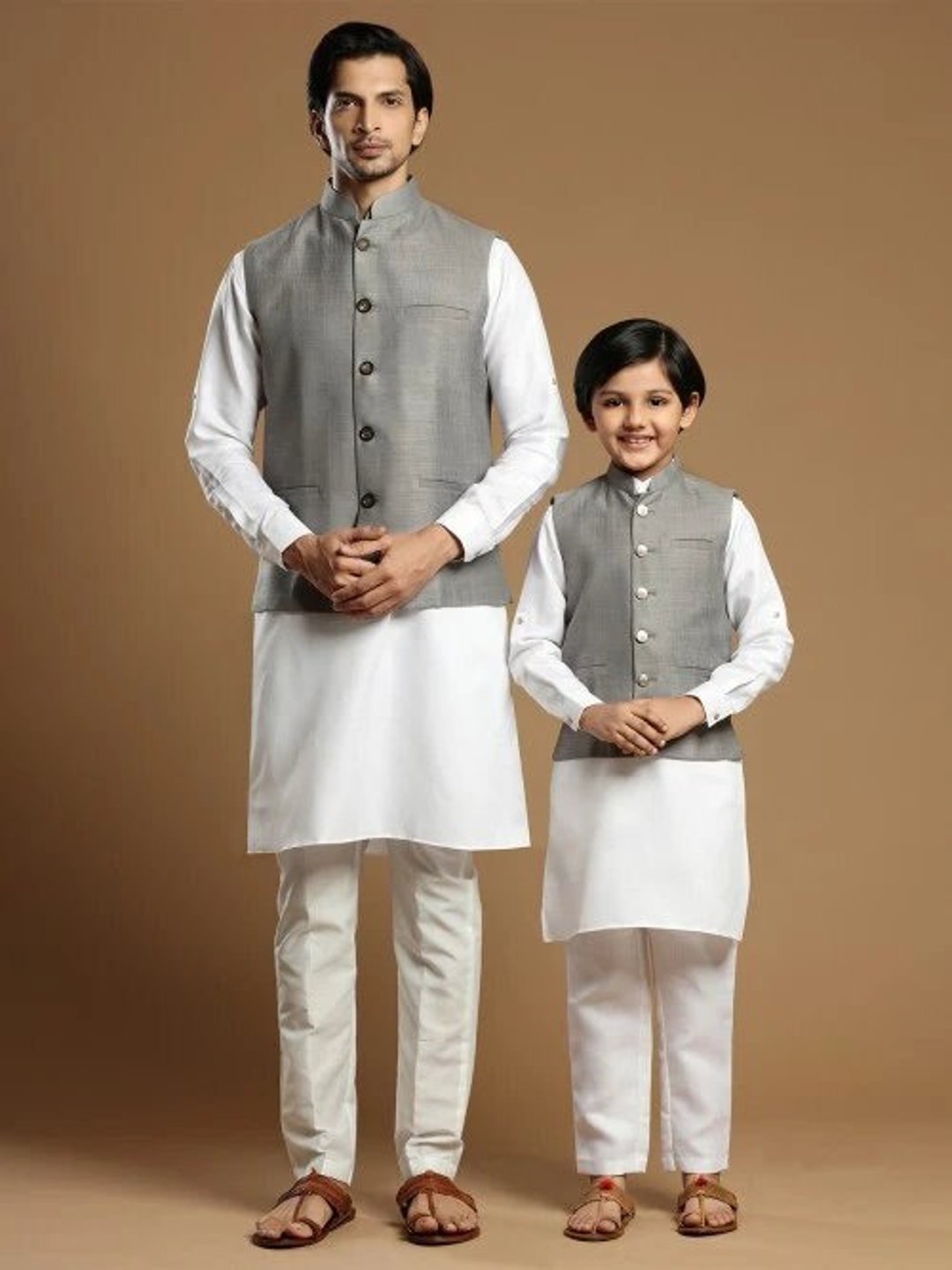 Nehru Jacket With Kurta Pajama Set, Nehru Jacket Set for Diwali ...